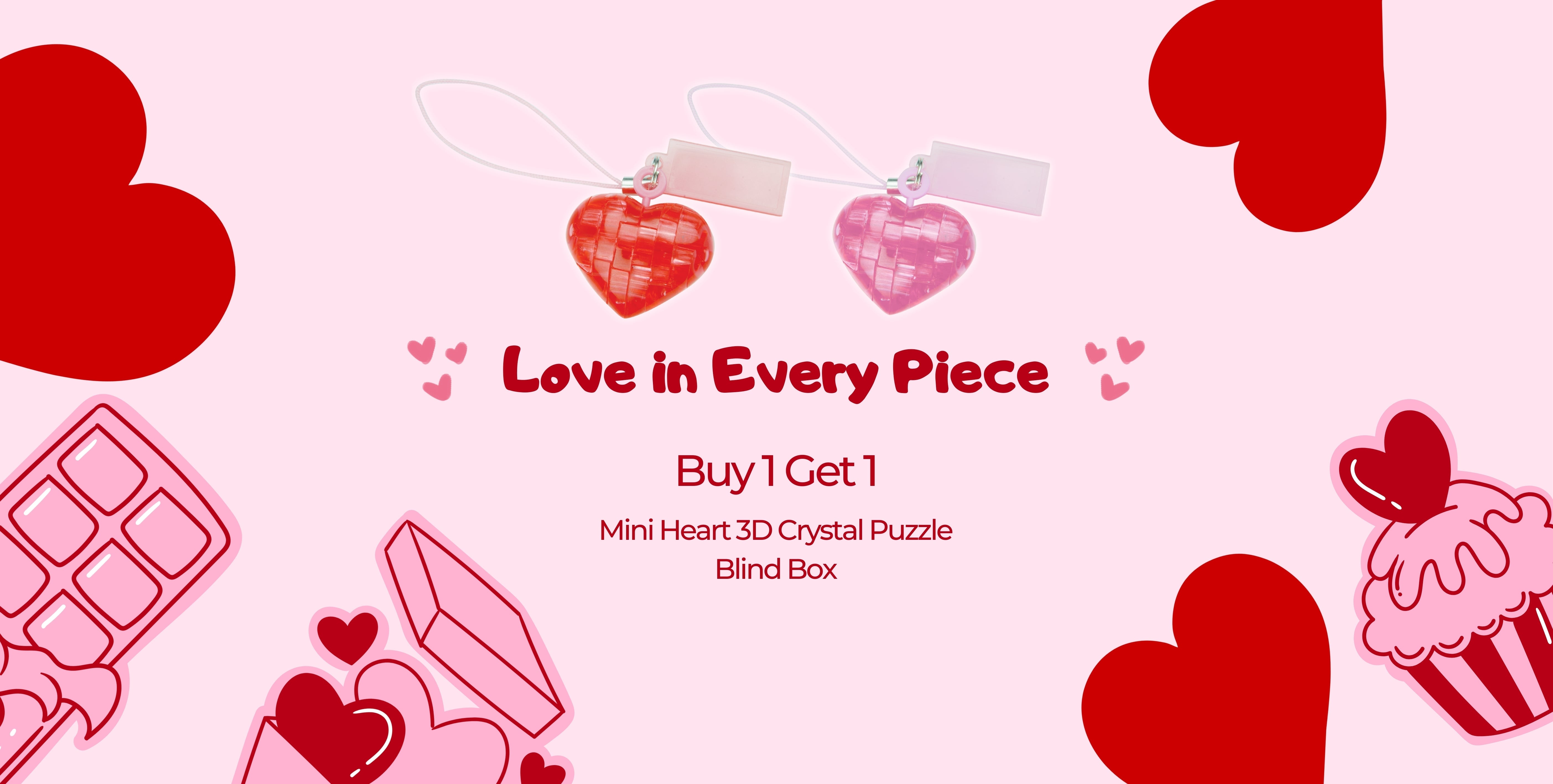 ️ Valentine's Day Special ️ – 3D Crystal Puzzle