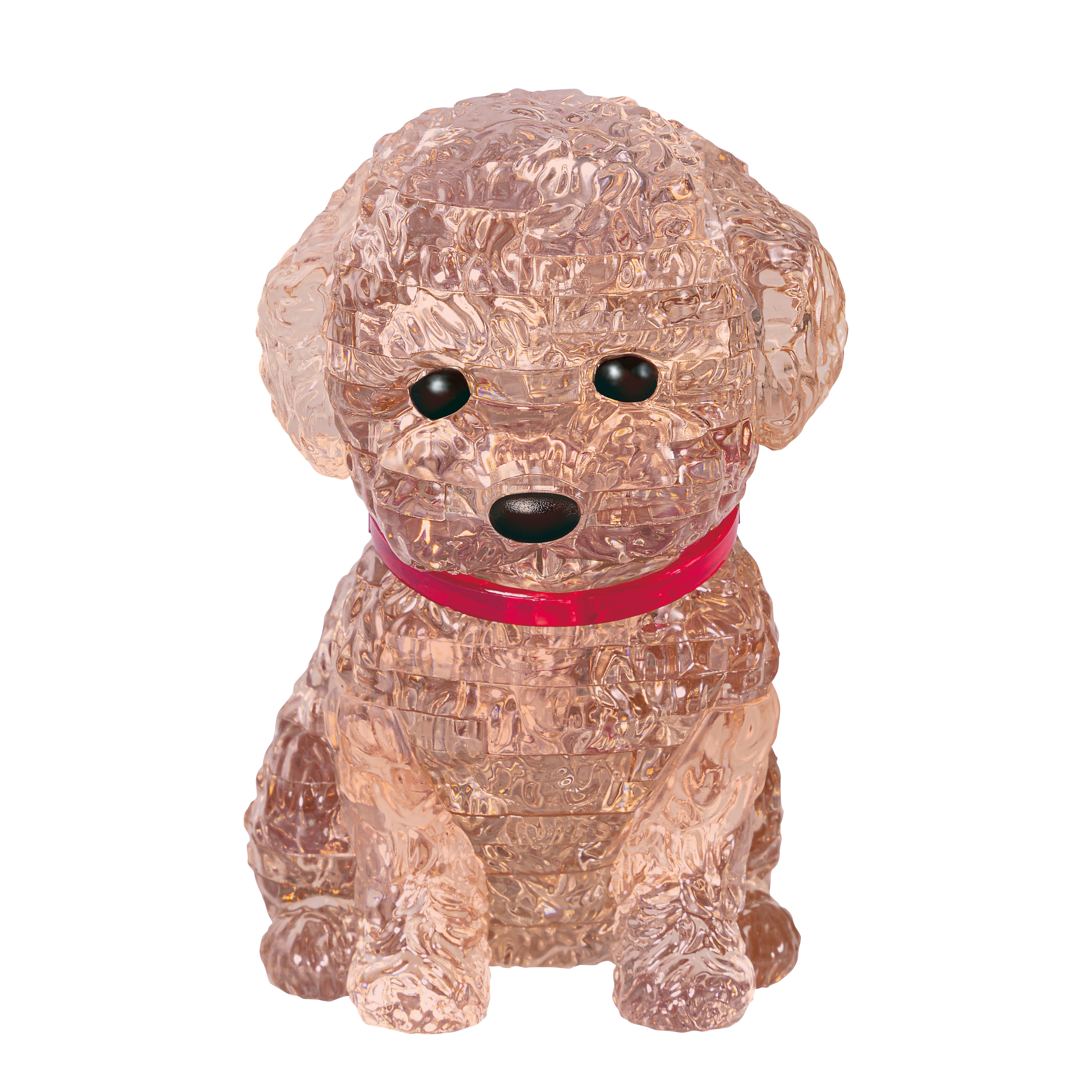 Toy Poodle (Brown) – 3D Crystal Puzzle