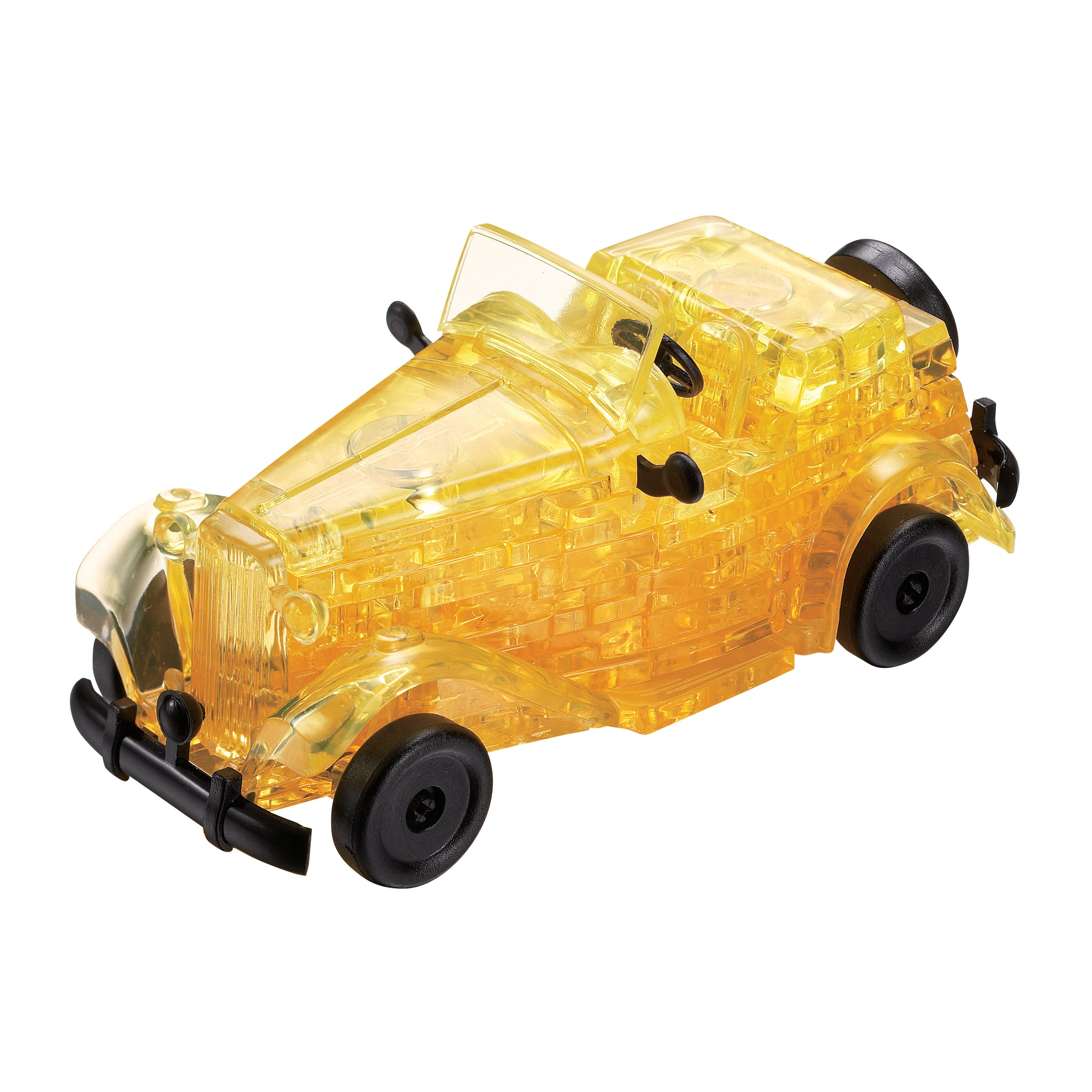 Classic Car (Yellow) – 3D Crystal Puzzle