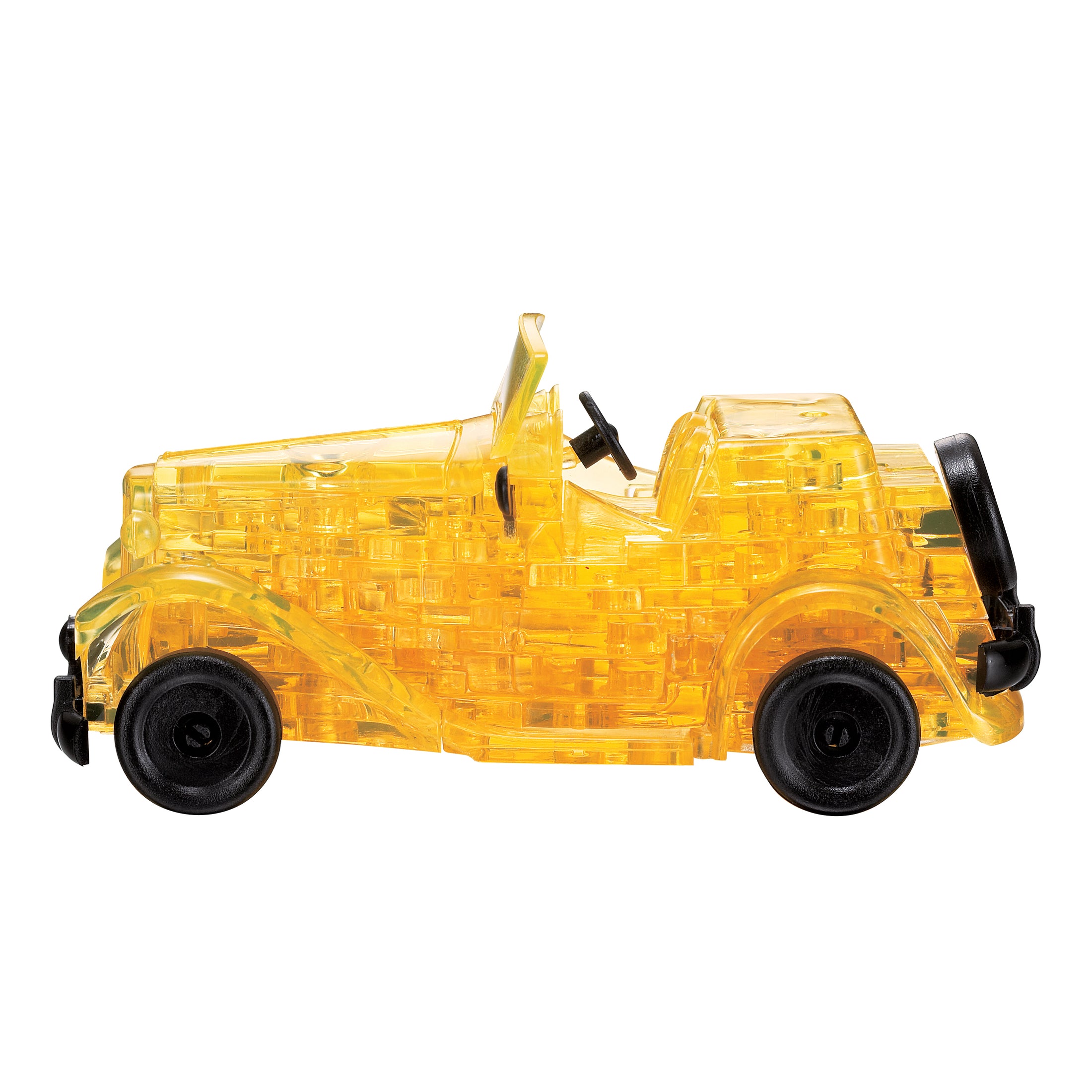 Classic Car (Yellow) – 3D Crystal Puzzle