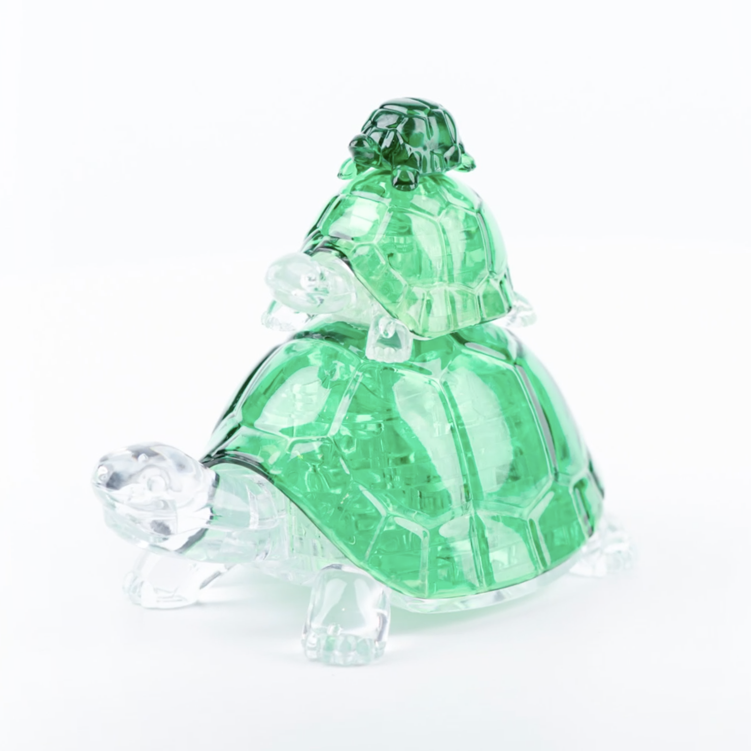 Turtles (Green) – 3D Crystal Puzzle