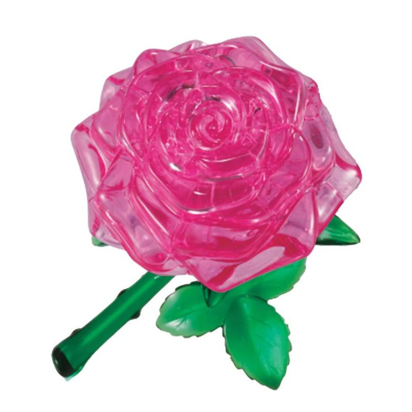 Rose (Pink) – 3D Crystal Puzzle